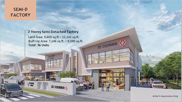 2 Storey Semi-Detached Factory - Johor Factory & Land For Sale, Rent
